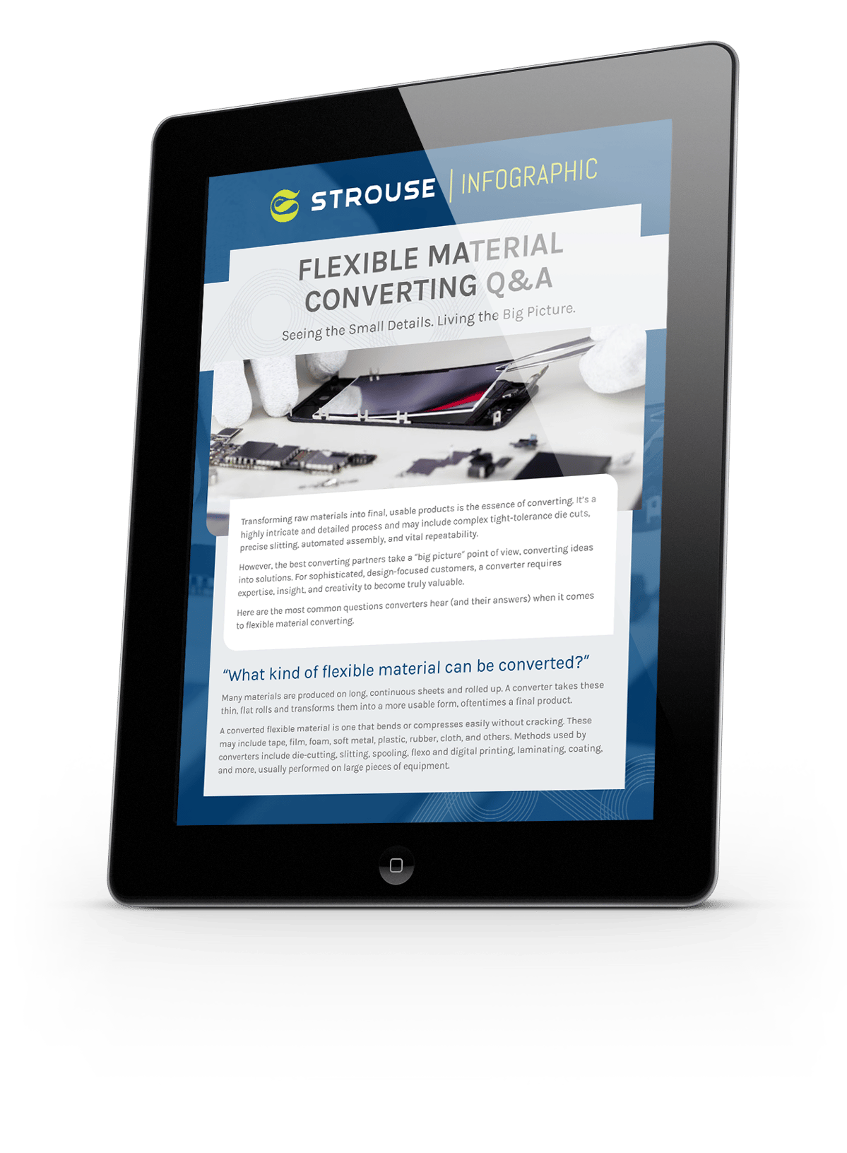 Flexible Material Converting Guide